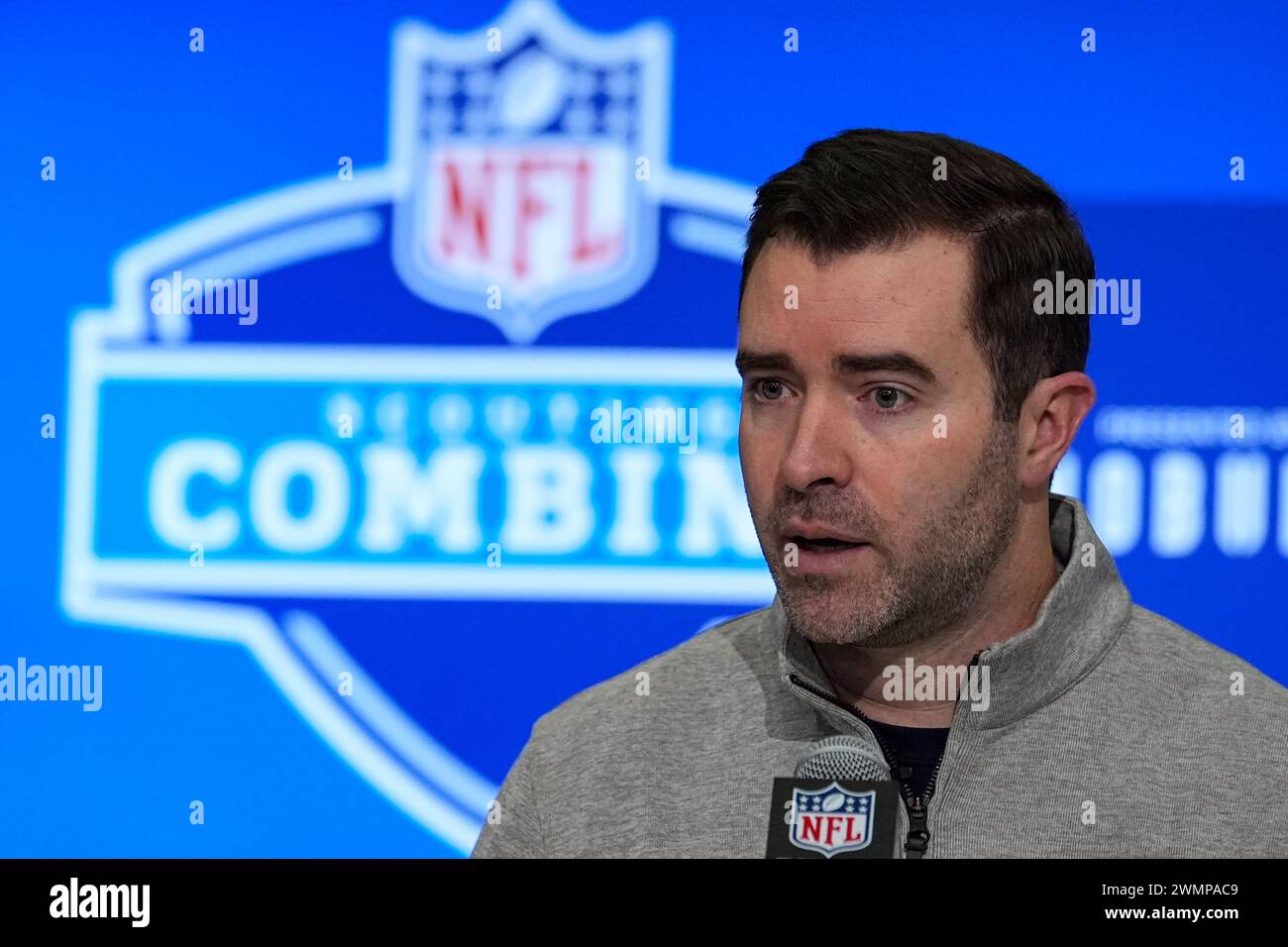 Tennessee Titans head coach Brian Callahan speaks during a press ...