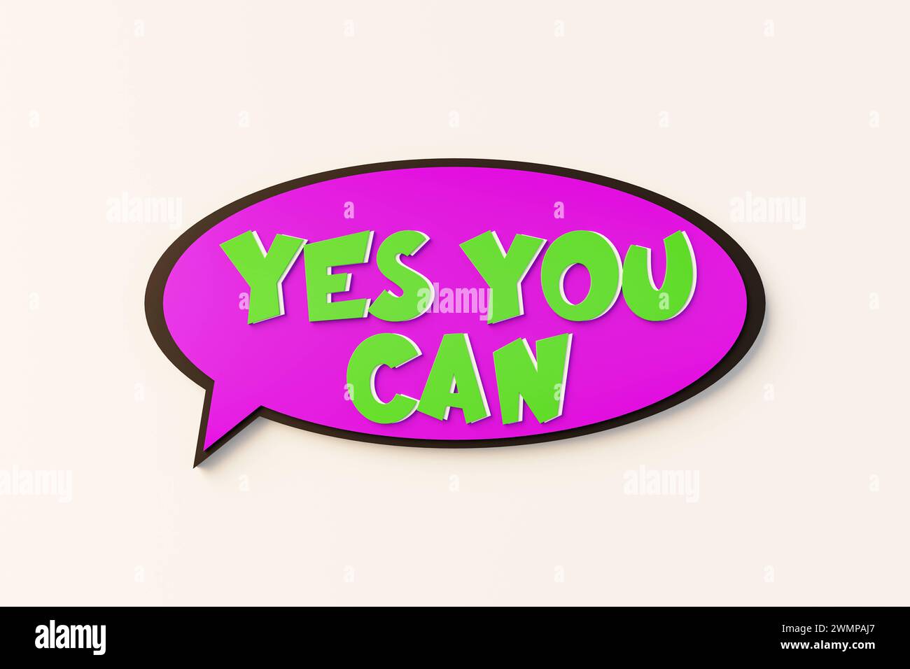 Cartoon yes symbol hi-res stock photography and images - Alamy