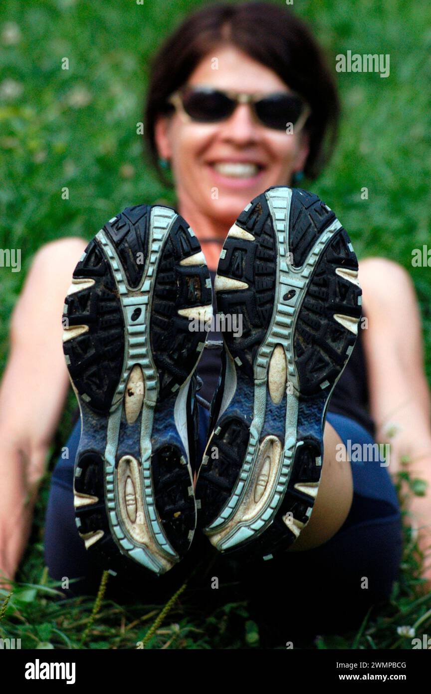 stretching as a flexible exercise, to stay physically fit and healthy ...