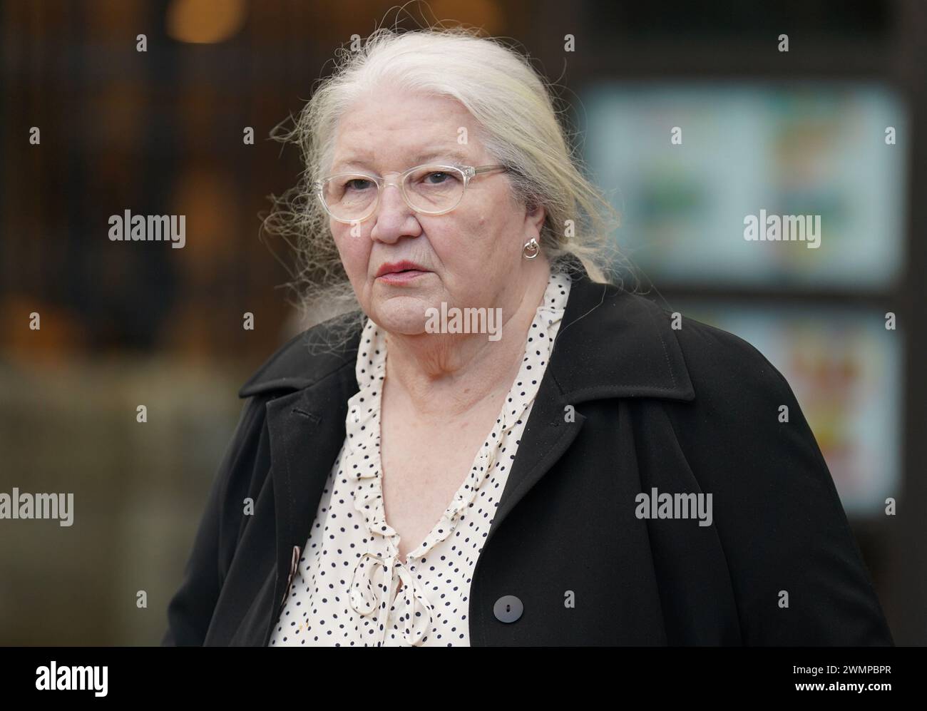 Emma Caldwell's mother, Margaret Caldwell departing Glasgow High Court ...