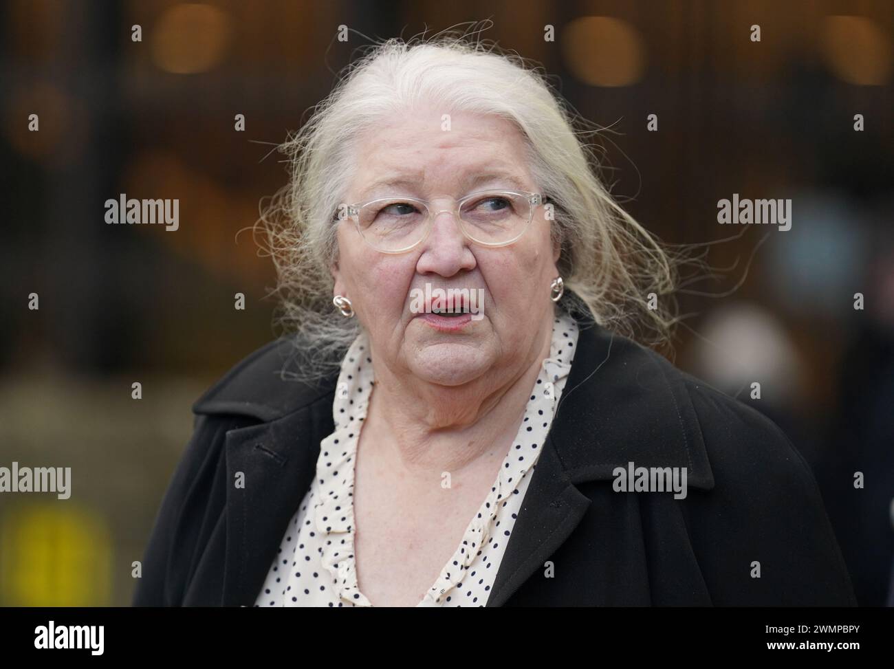 Emma Caldwell's mother, Margaret Caldwell departing Glasgow High Court ...