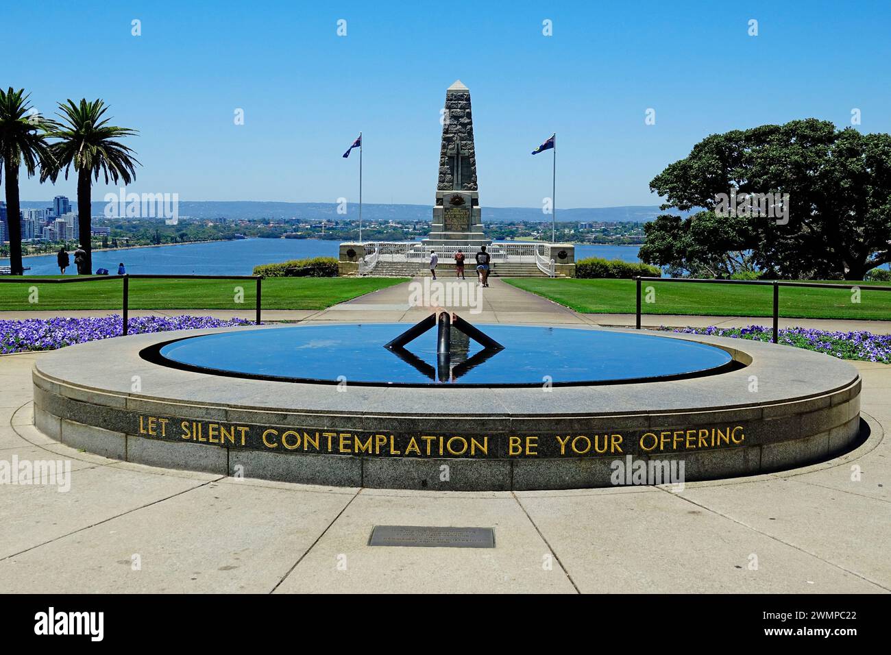 Perth Australia World War I Memorial in Kings Park Western Australia ...