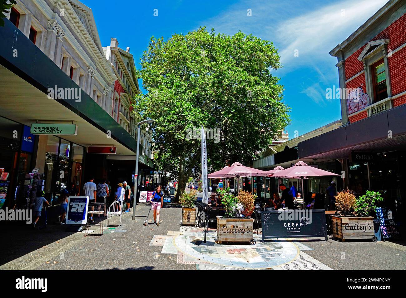 High Street Fremantle Australia Swan River Western Australia Freo Stock ...
