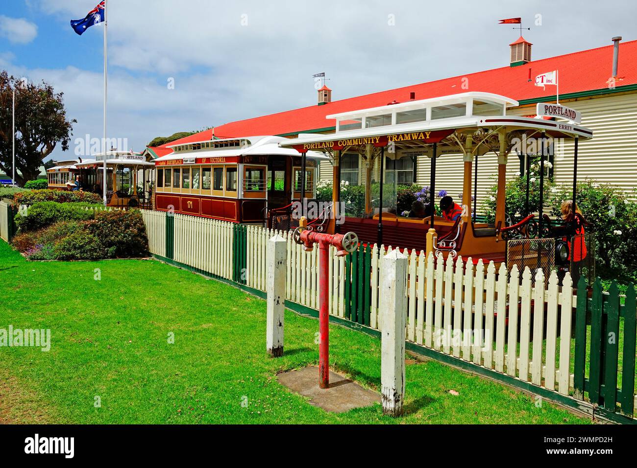 Portland Australia Cable Tram Victoria Indian Ocean Stock Photo - Alamy