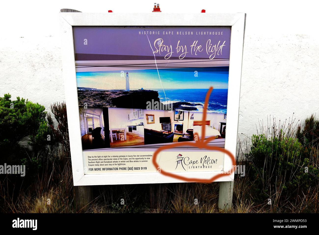 Cape Nelson Lighthouse Portland Australia Victoria Indian Ocean Stock ...