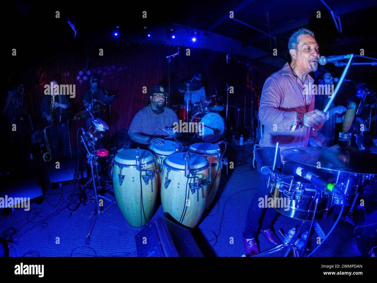 The band DIE SPITZ performs at the FarOut Lounge, Austin, Texas Stock ...