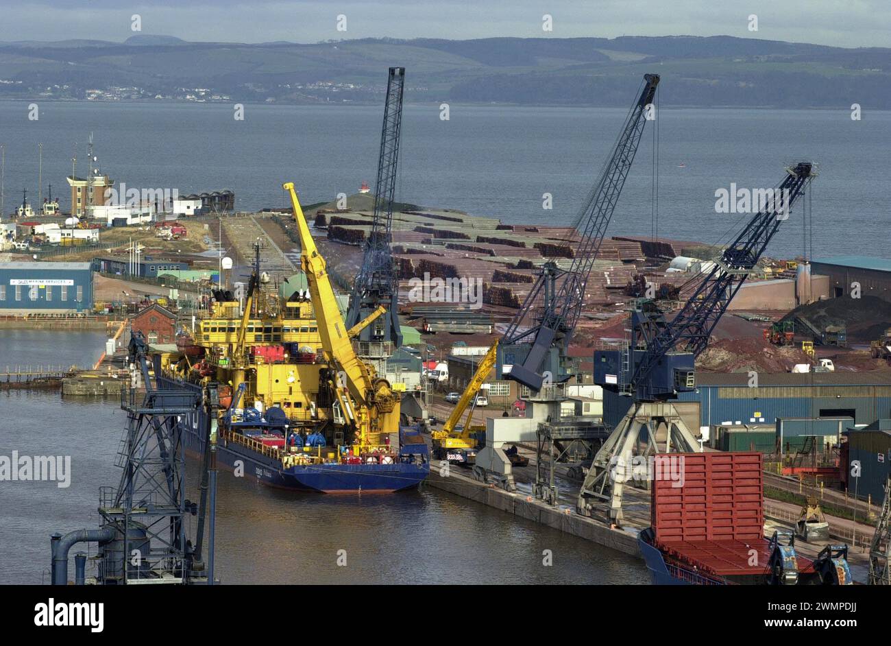 Scotland's busiest port, The Port of Leith, Edinburgh Stock Photo - Alamy