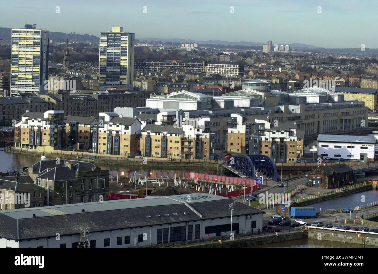 New apartments on the banks of the Water of Leith with the new Scottish ...
