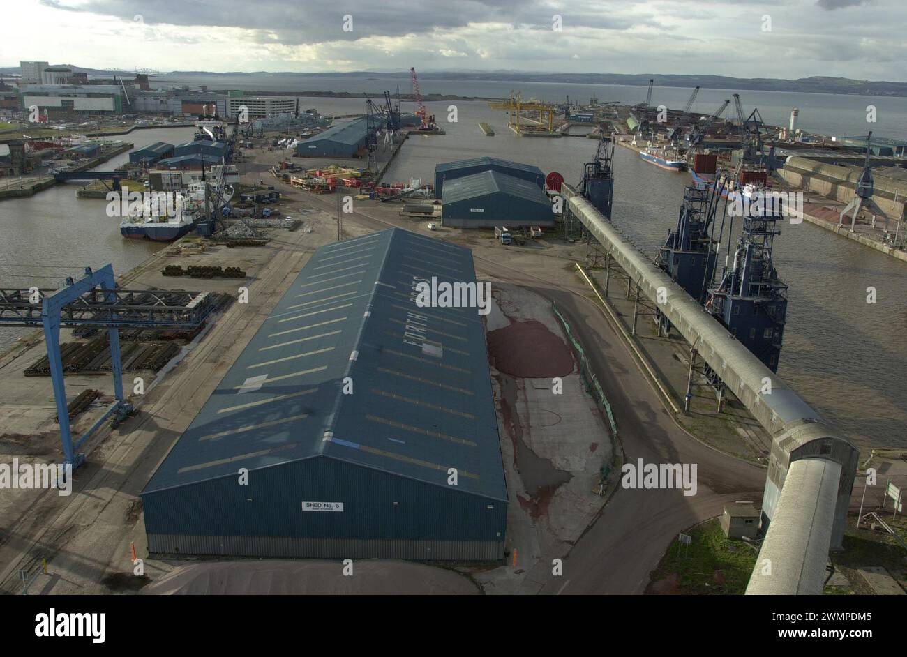 Scotland's busiest port, The Port of Leith, Edinburgh Stock Photo - Alamy
