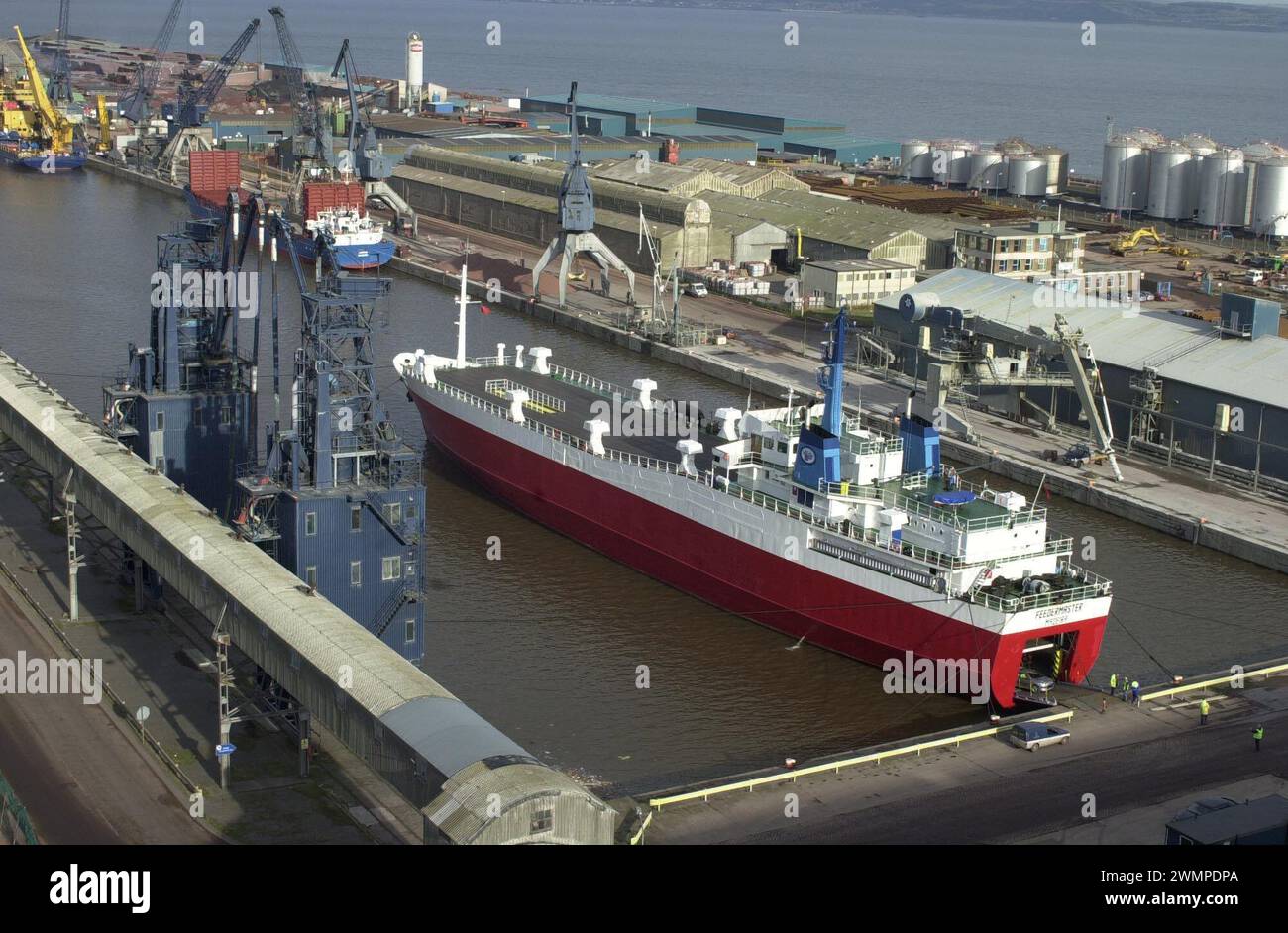Scotland's busiest port, The Port of Leith, Edinburgh. New cars from ...