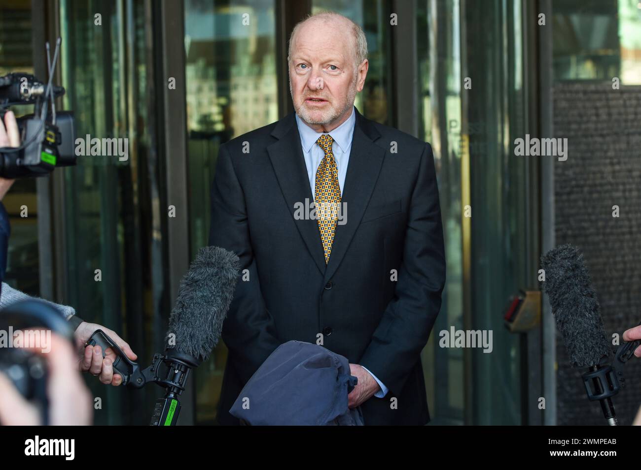 London, England, UK. 27th Feb, 2024. Former sub-postmaster and ...