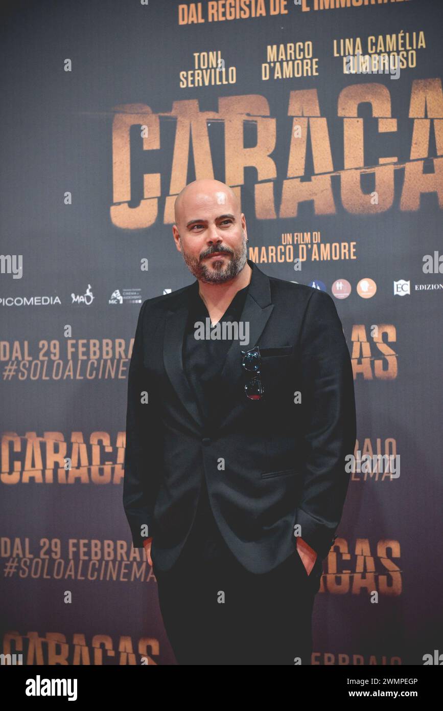 Naples, Italy. 26th Feb, 2024. The Italian director and actor Marco D ...
