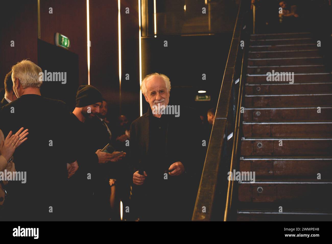 Naples, Italy. 26th Feb, 2024. The Italian actor Toni Servillo during ...