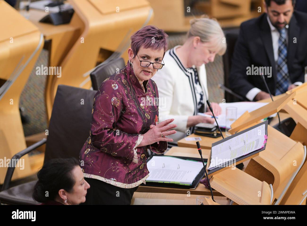 Edinburgh Scotland, UK 27 February 2024. Cabinet Secretary for Justice ...