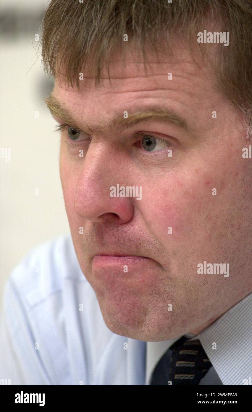 Scottish NFU President Jim Walker fights with his emotions as he briefs ...