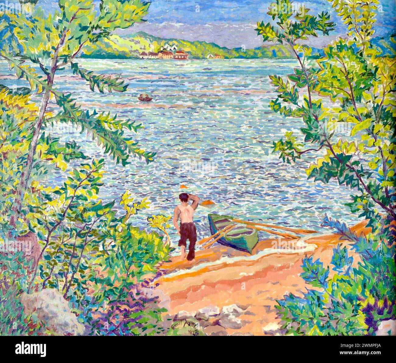 American scene painting hi-res stock photography and images - Alamy