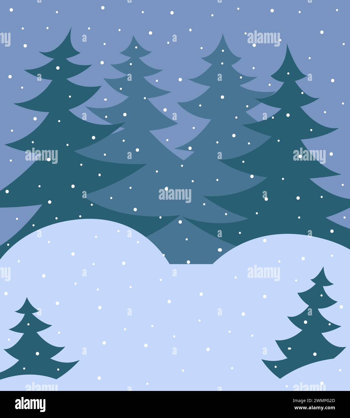 December winter Stock Vector Images - Alamy