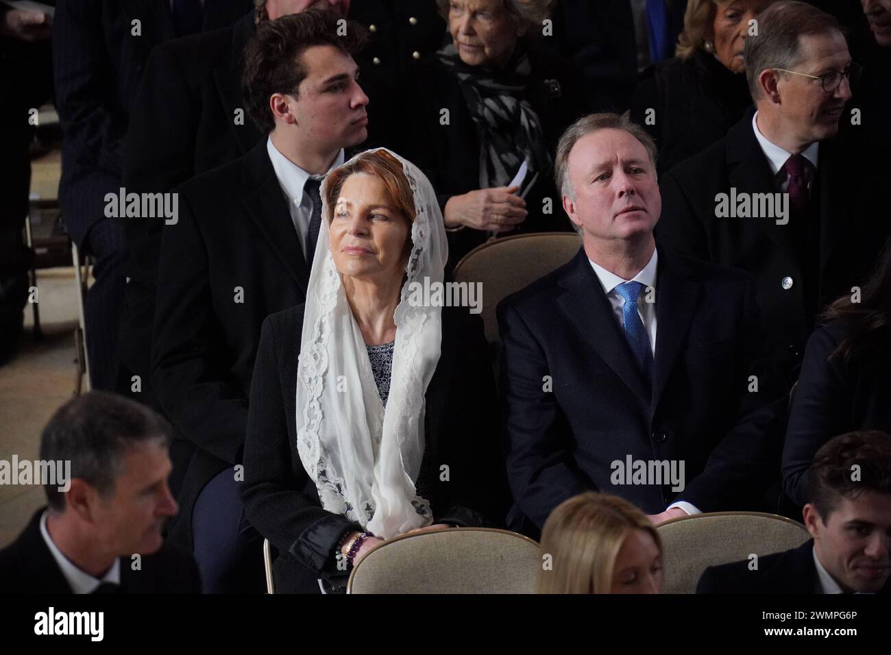 Queen Noor of Jordan and Prince Gustav zu Sayn-Wittgenstein-Berleburg ...