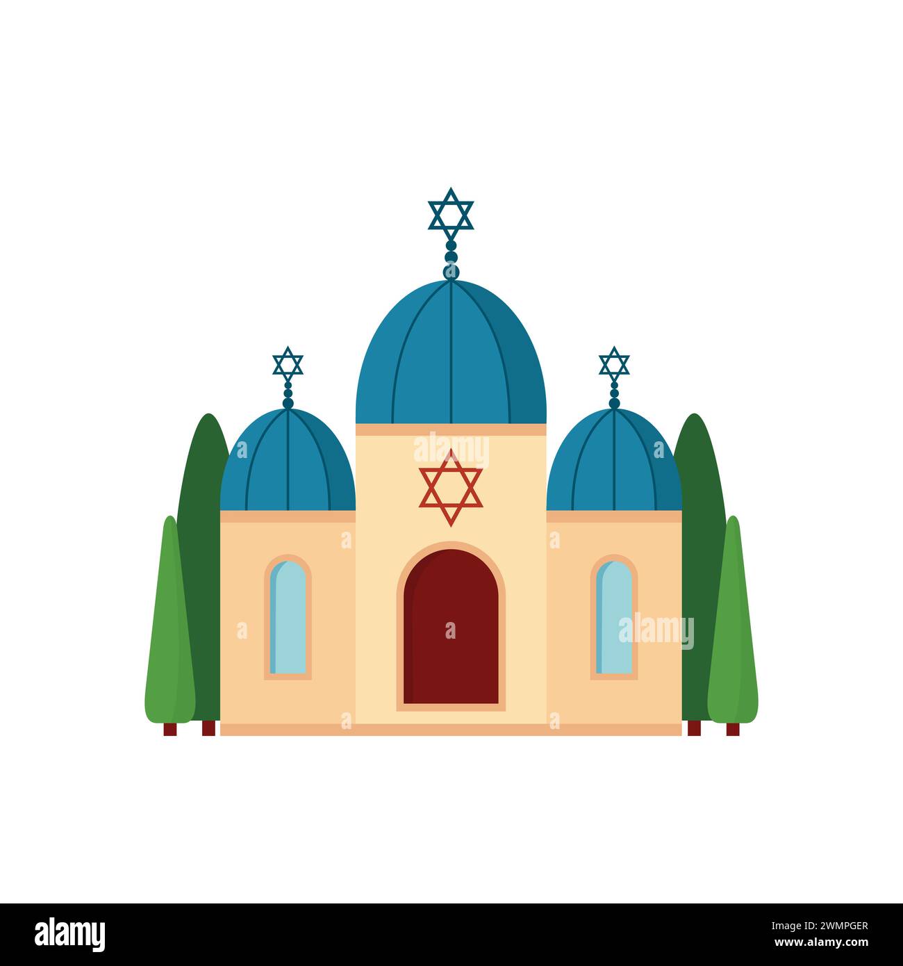 Jewish Synagogue religion building Stock Vector Image & Art - Alamy