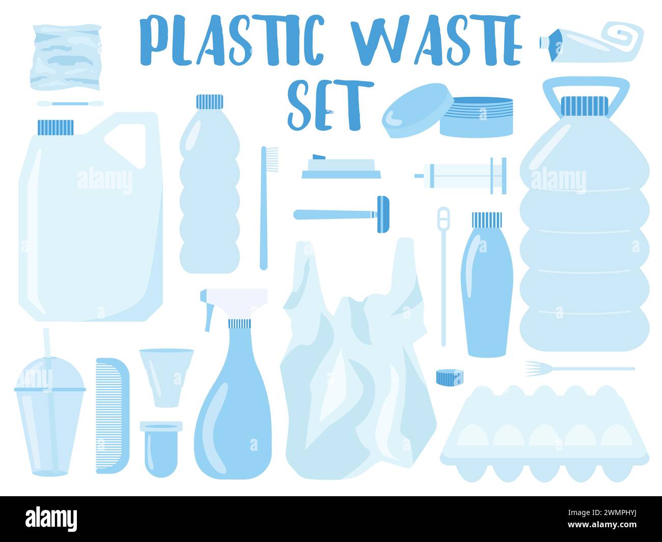 Recycling bin objects Stock Vector Images - Alamy