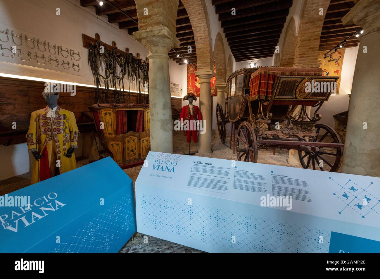 The stables were converted into a museum next to the Reception ...