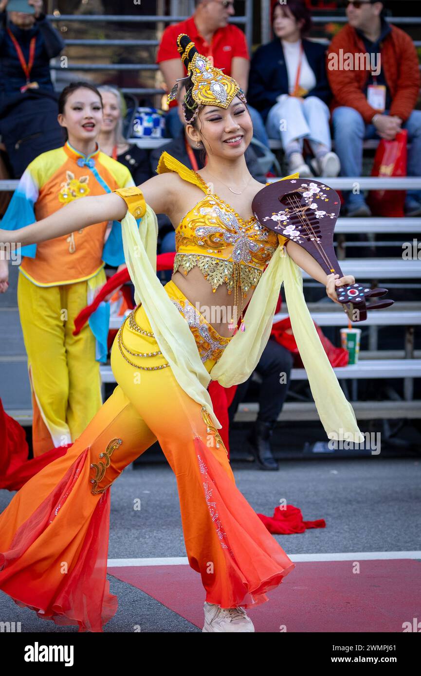 Entertainers thrill the crowds at Year of the Dragon 2024 Chinese New ...
