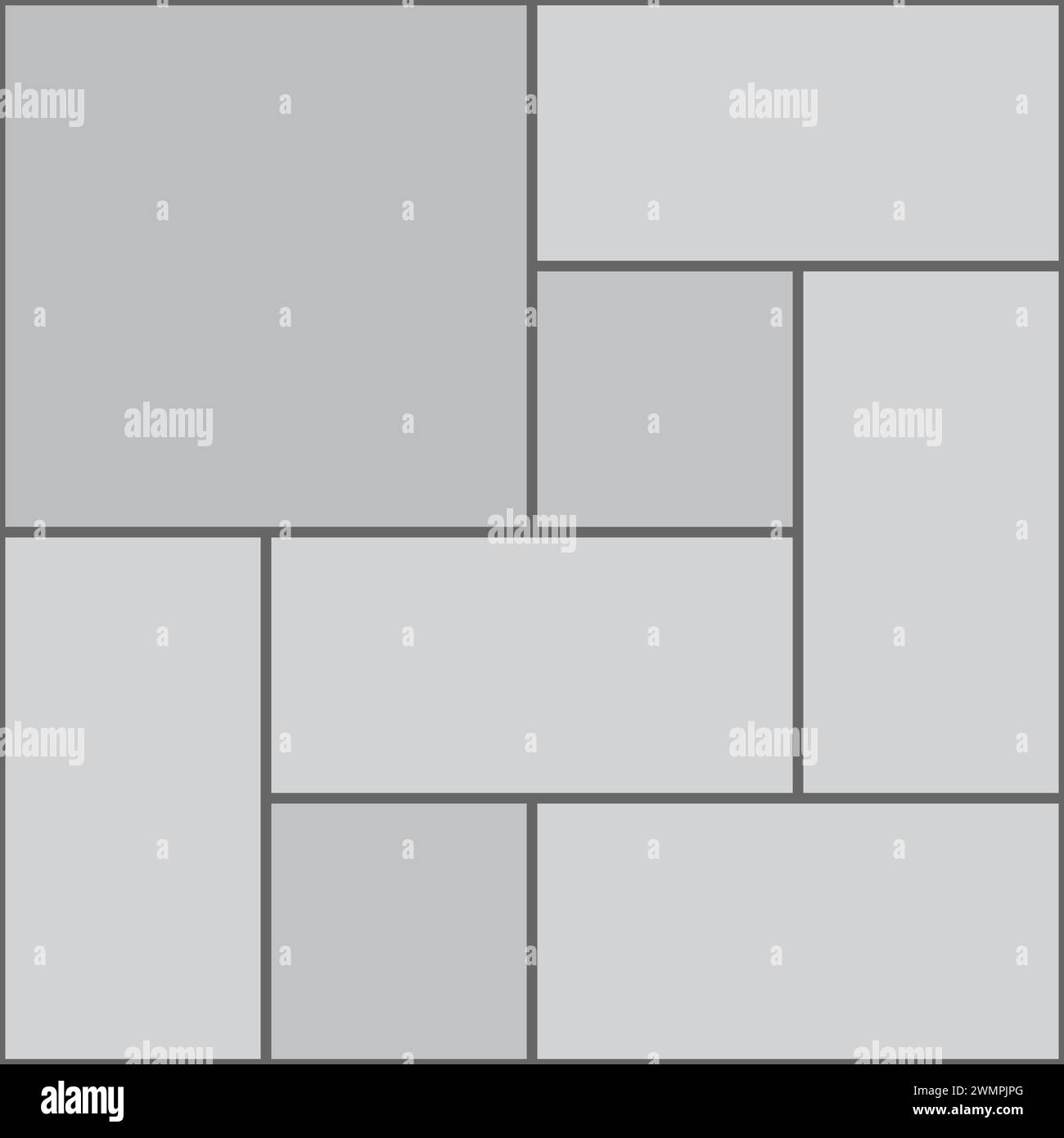 Pavement granite tiles, parquet paving pattern with contrasting blocks ...