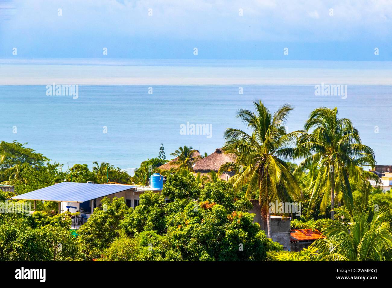 Beautiful Tropical And Natural City And Seascape Landscape Panorama ...