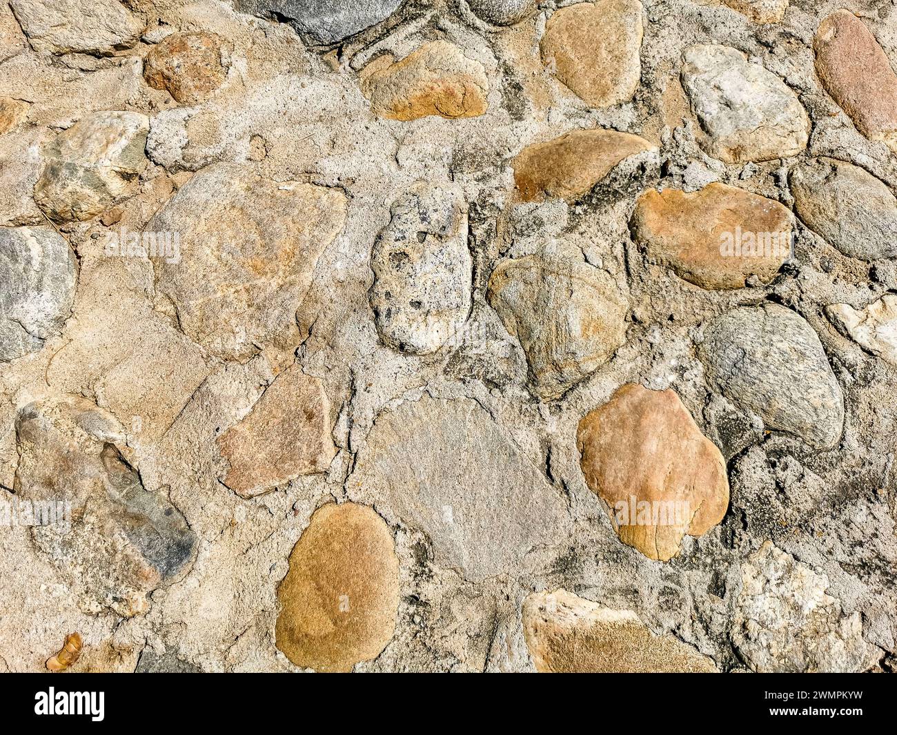 Beautiful Wall Stone And Floor Or Ground Texture Pattern In Zicatela ...