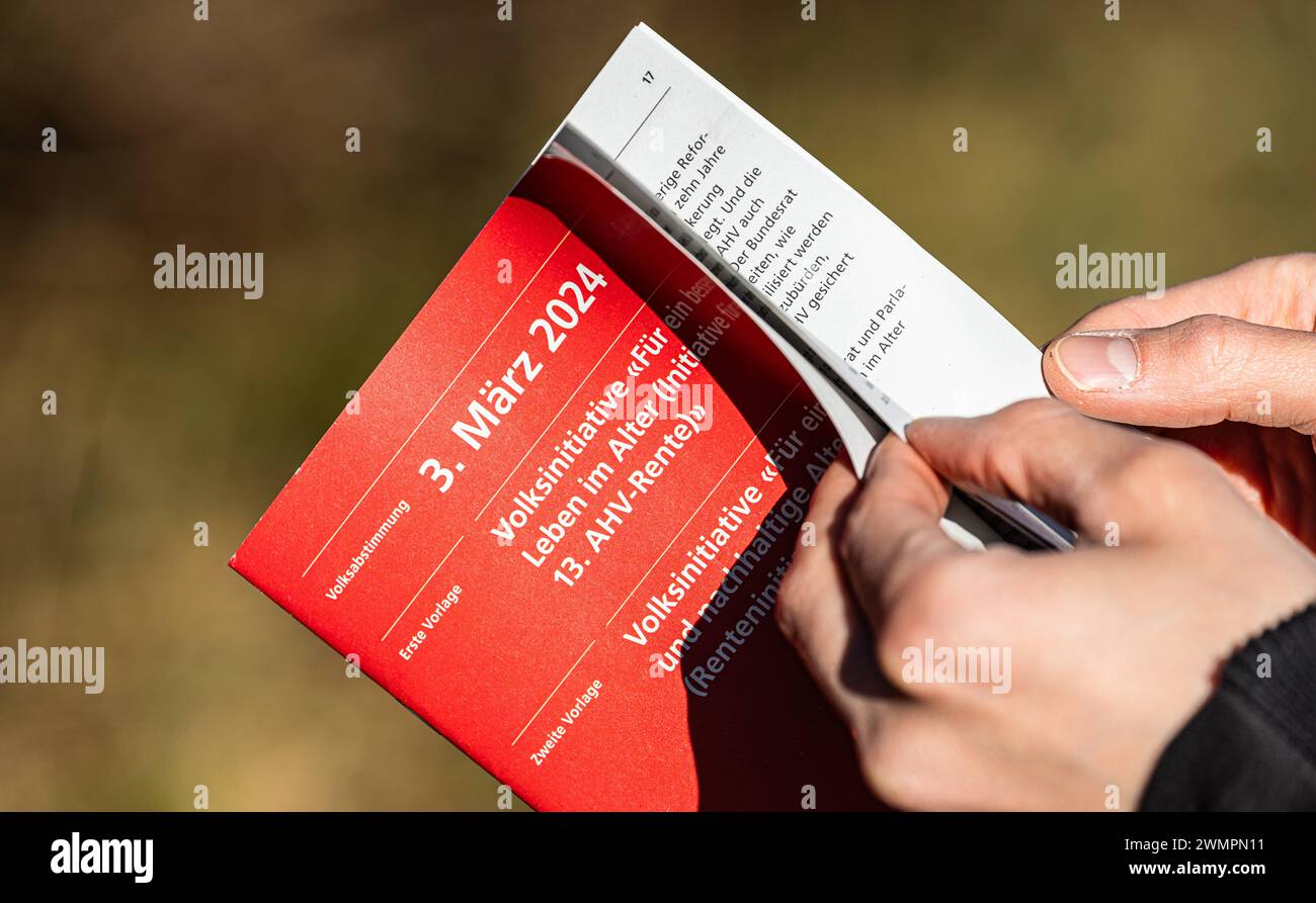 Voting booklet hi-res stock photography and images - Alamy