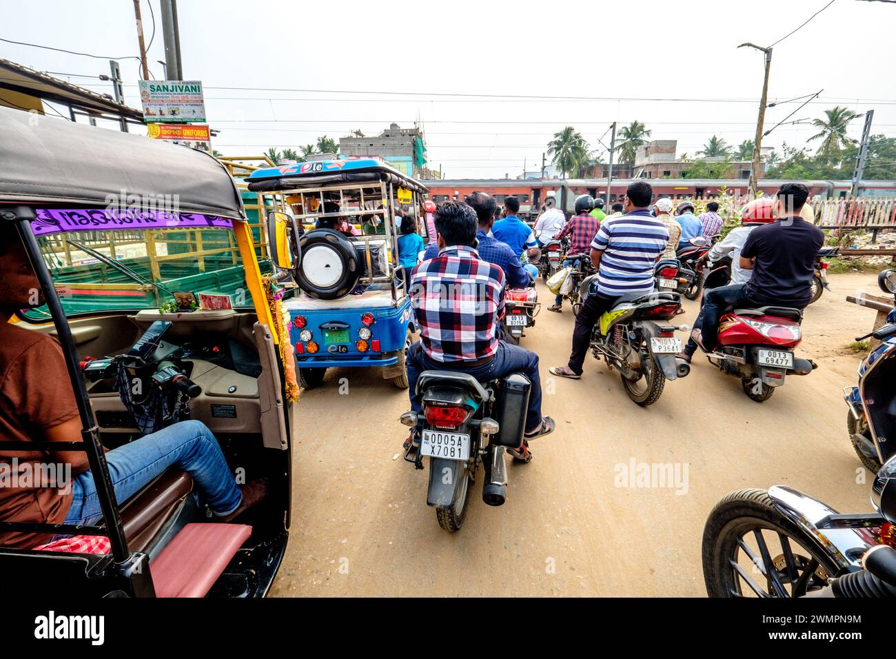 Traffic congestion in india hi-res stock photography and images - Alamy