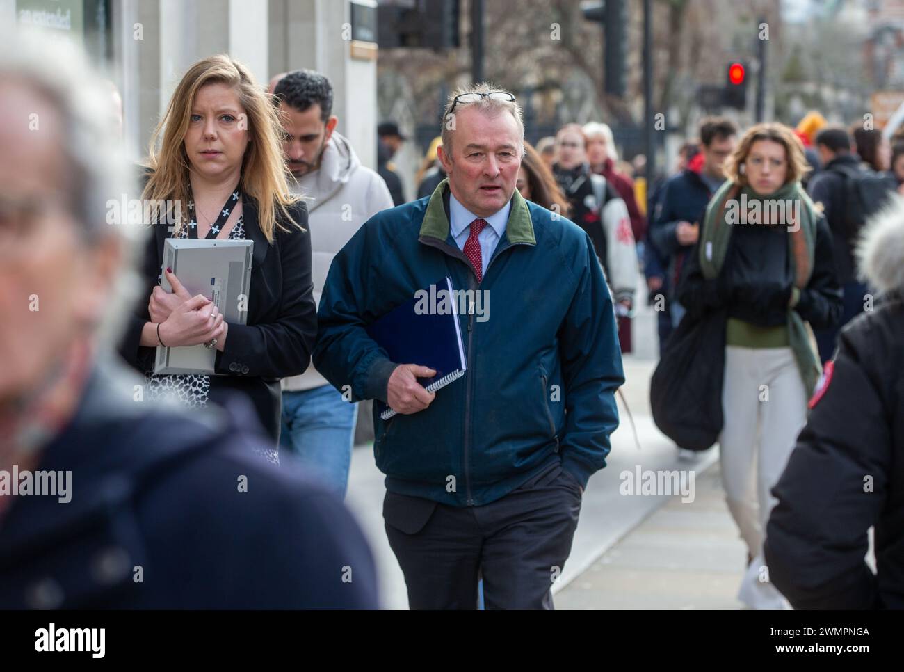 London, England, UK. 27th Feb, 2024. Conservative Chief Whip SIMON HART ...