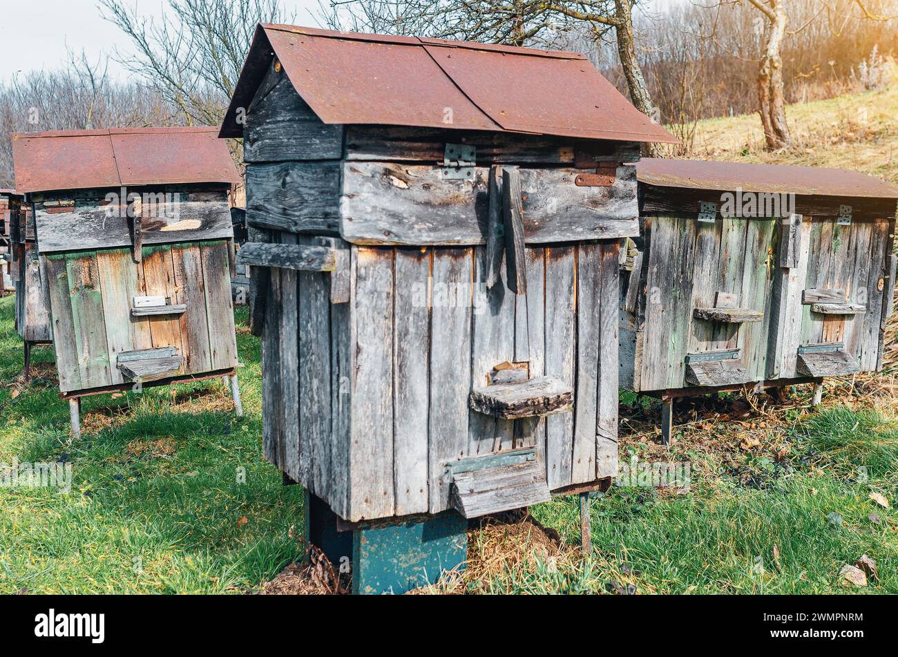 Old apiary hi-res stock photography and images - Alamy