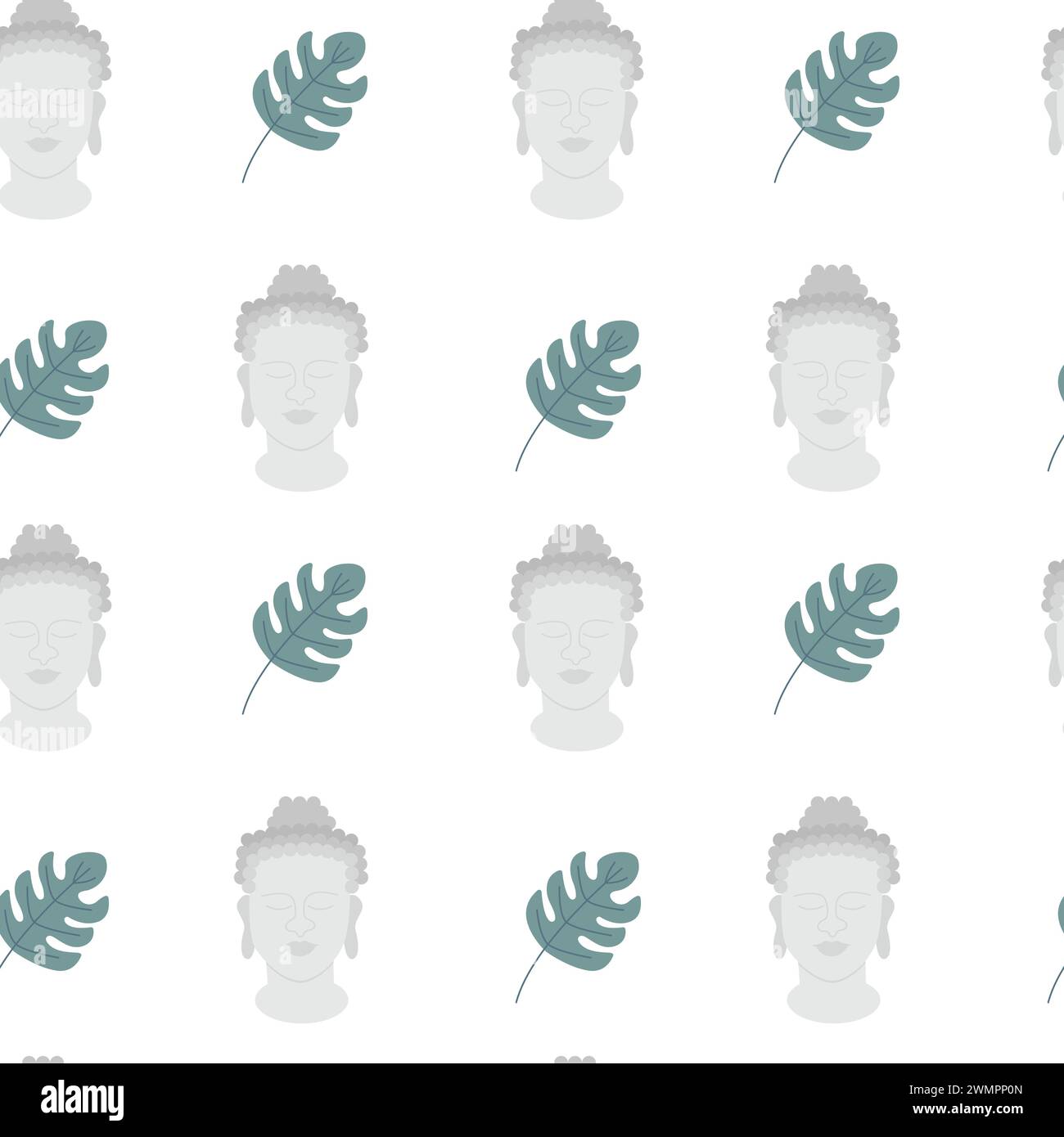 Monstera leaf repeat hi-res stock photography and images - Alamy