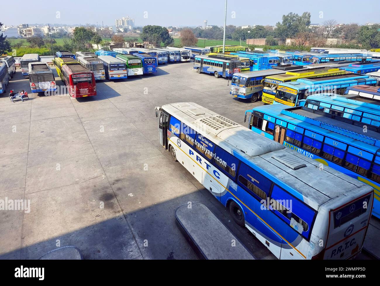 Patiala, India. 16th Feb, 2024. Patiala, Feb 16 (ANI): A deserted look ...