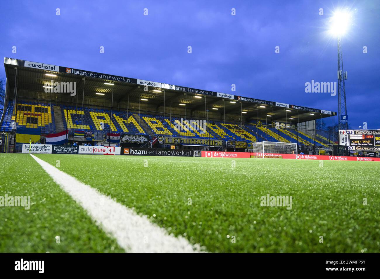 LEEUWARDEN - Grandstand Cambuur stadium during the Semi-final in the ...