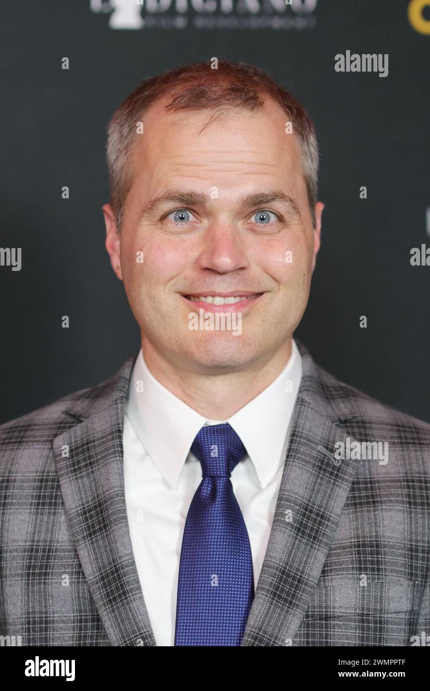 New York, United States. 26th Feb, 2024. Neal Harmon during the New ...