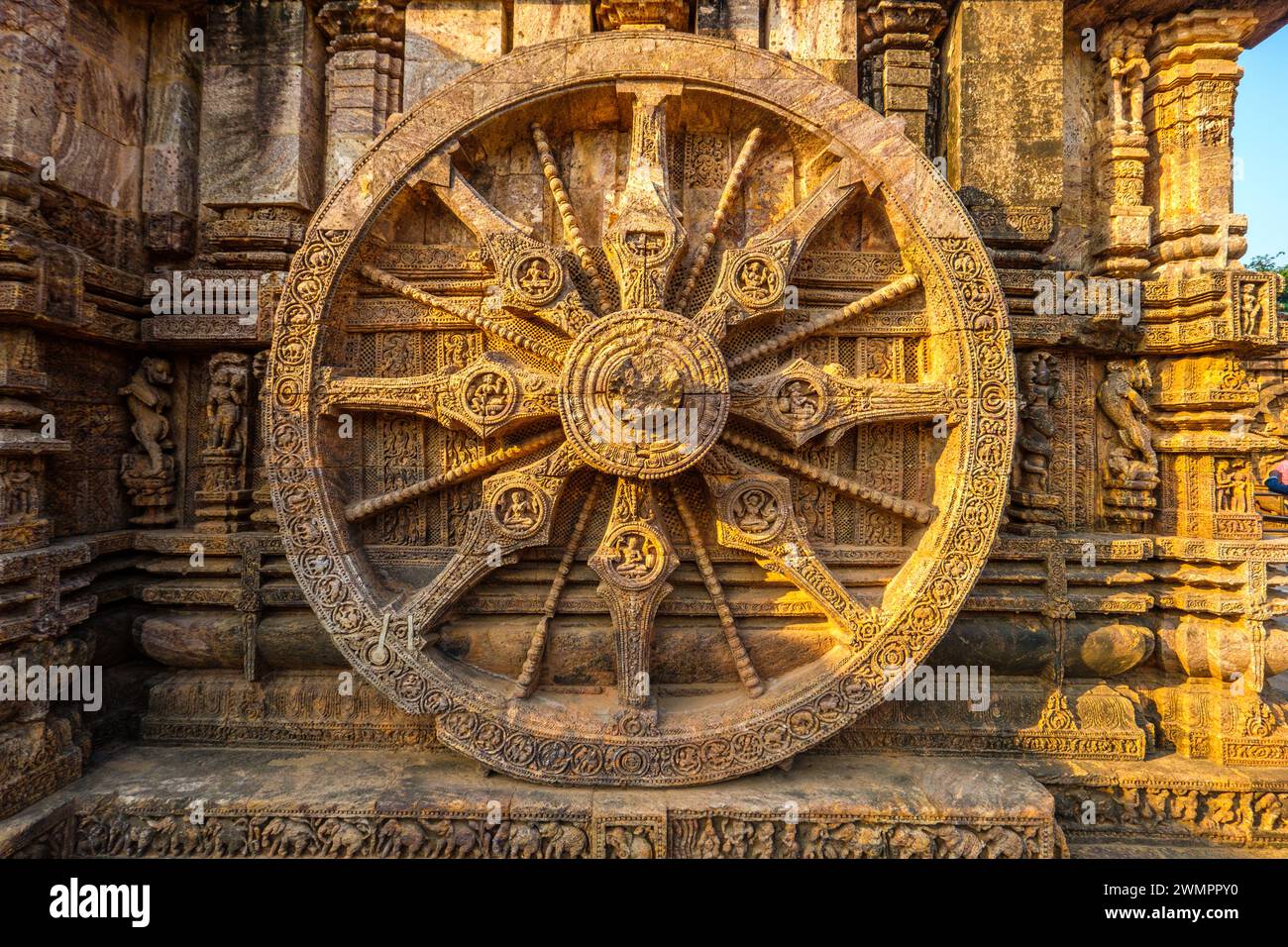 The Sun Temple in Konark a Hindu temple in the Indian state of Orissa ...