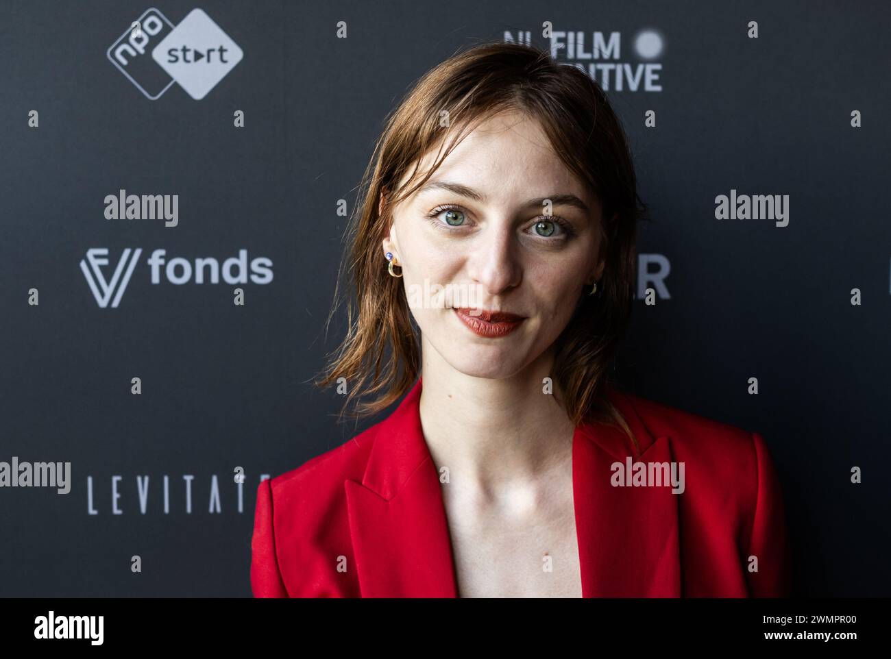AMSTERDAM - Claire Bender during a press meeting for the new drama ...