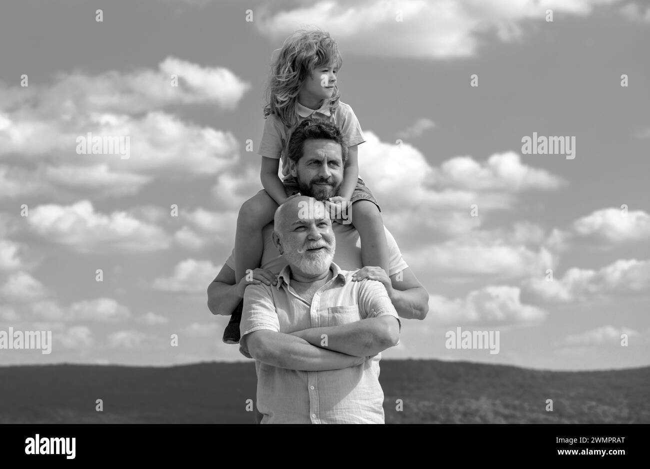 Generation of people and stages of growing up. Men generation ...