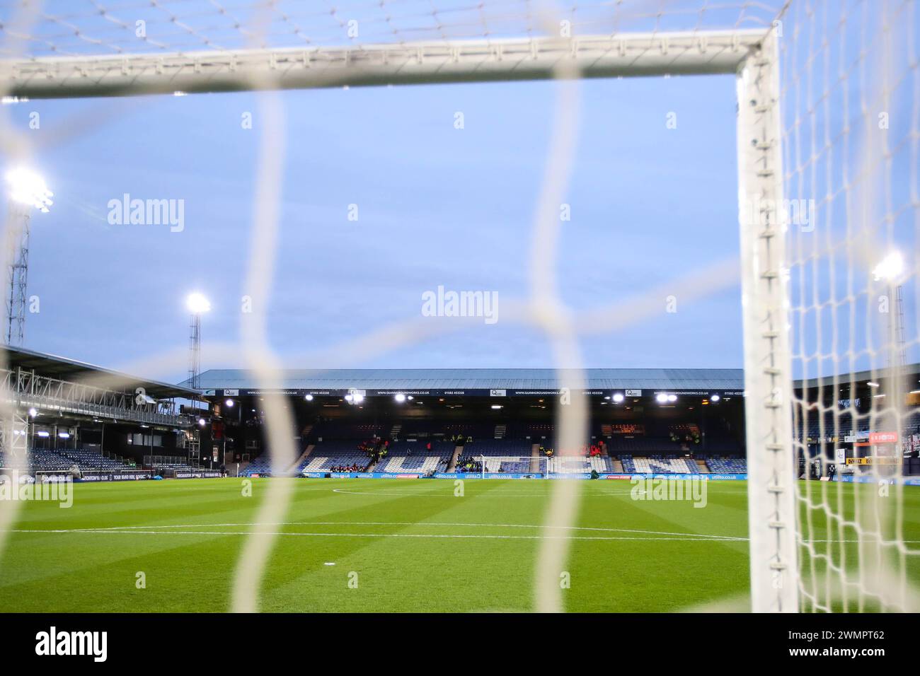 Luton, UK. 25th Feb, 2024. a general view of the Kenilworth stand prior ...