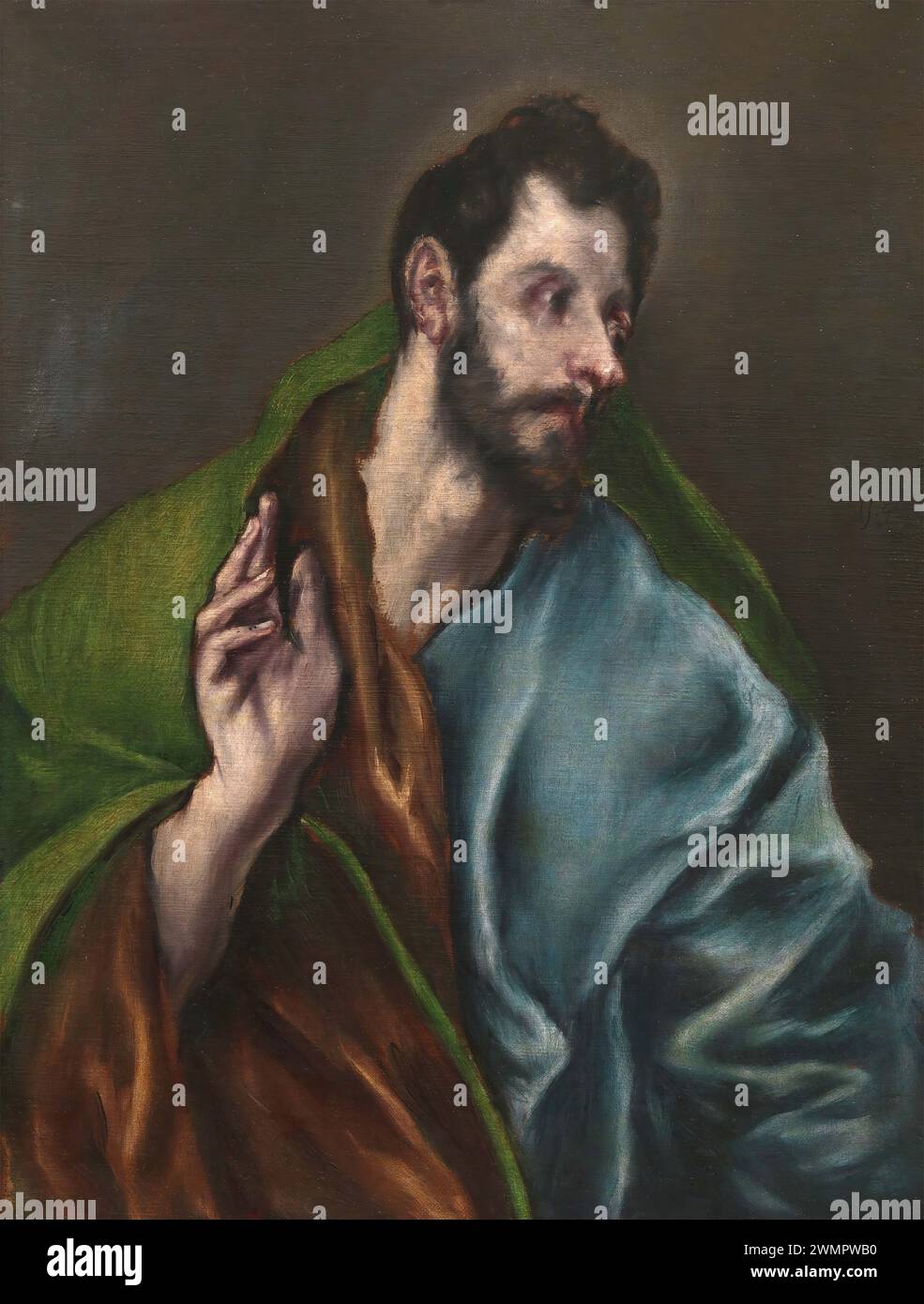 El Greco - Santo Tomás (1608 14 Stock Photo - Alamy