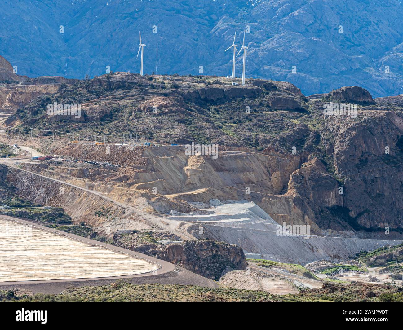 Mining company Minera Cerro Bayo extracts precious metals at Laguna ...