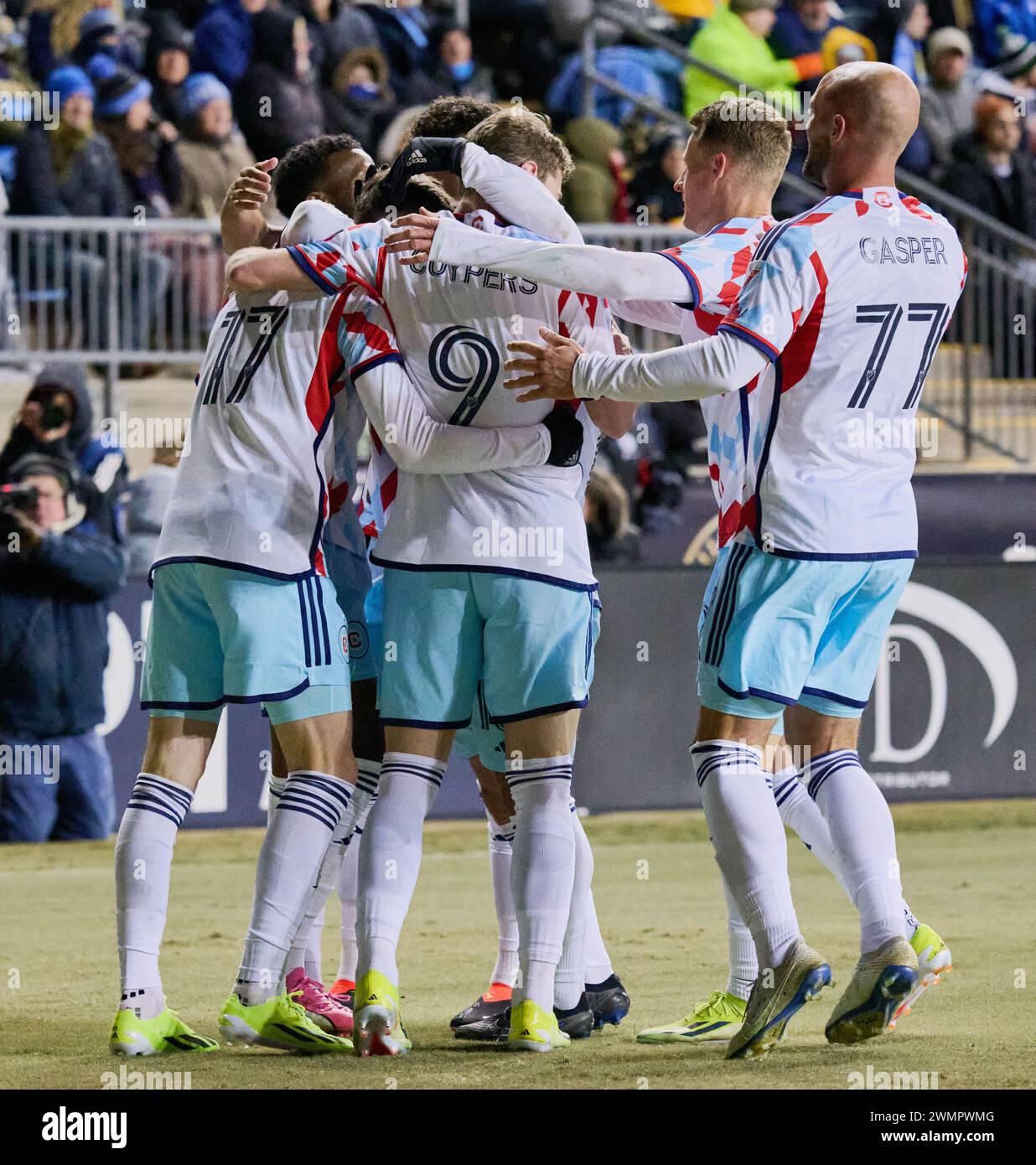 CHESTER, PA, USA - FEBRUARY 24, 2024 - MLS Match between Philadelphia ...