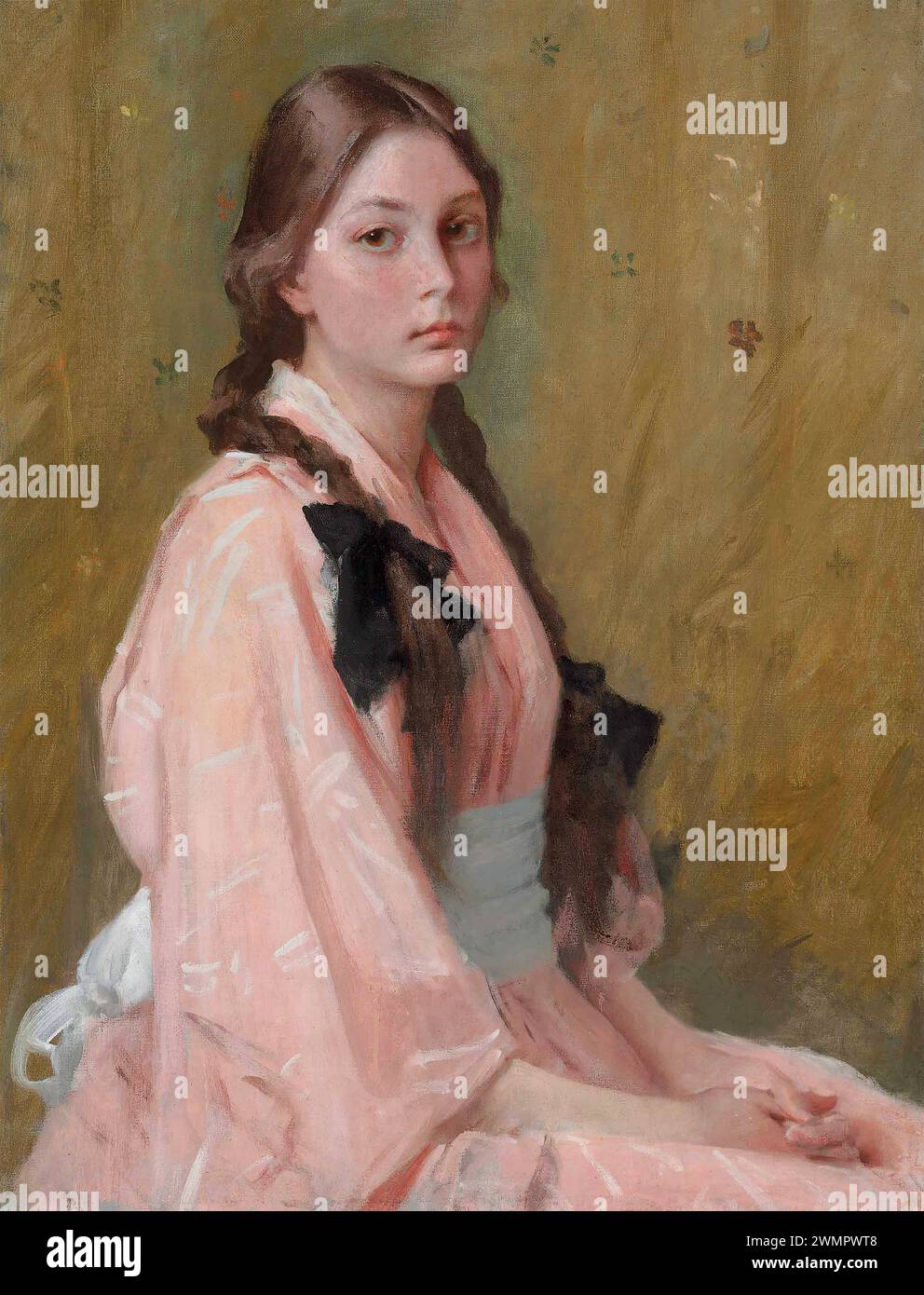 Chase William Merritt - Mona, Daughter of Mrs. R. (1894 Stock Photo - Alamy