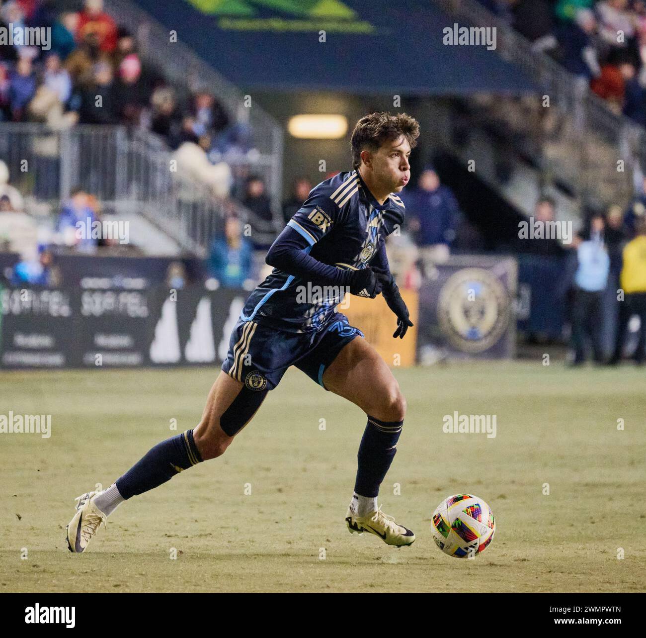 CHESTER, PA, USA - FEBRUARY 24, 2024 - MLS Match between Philadelphia ...