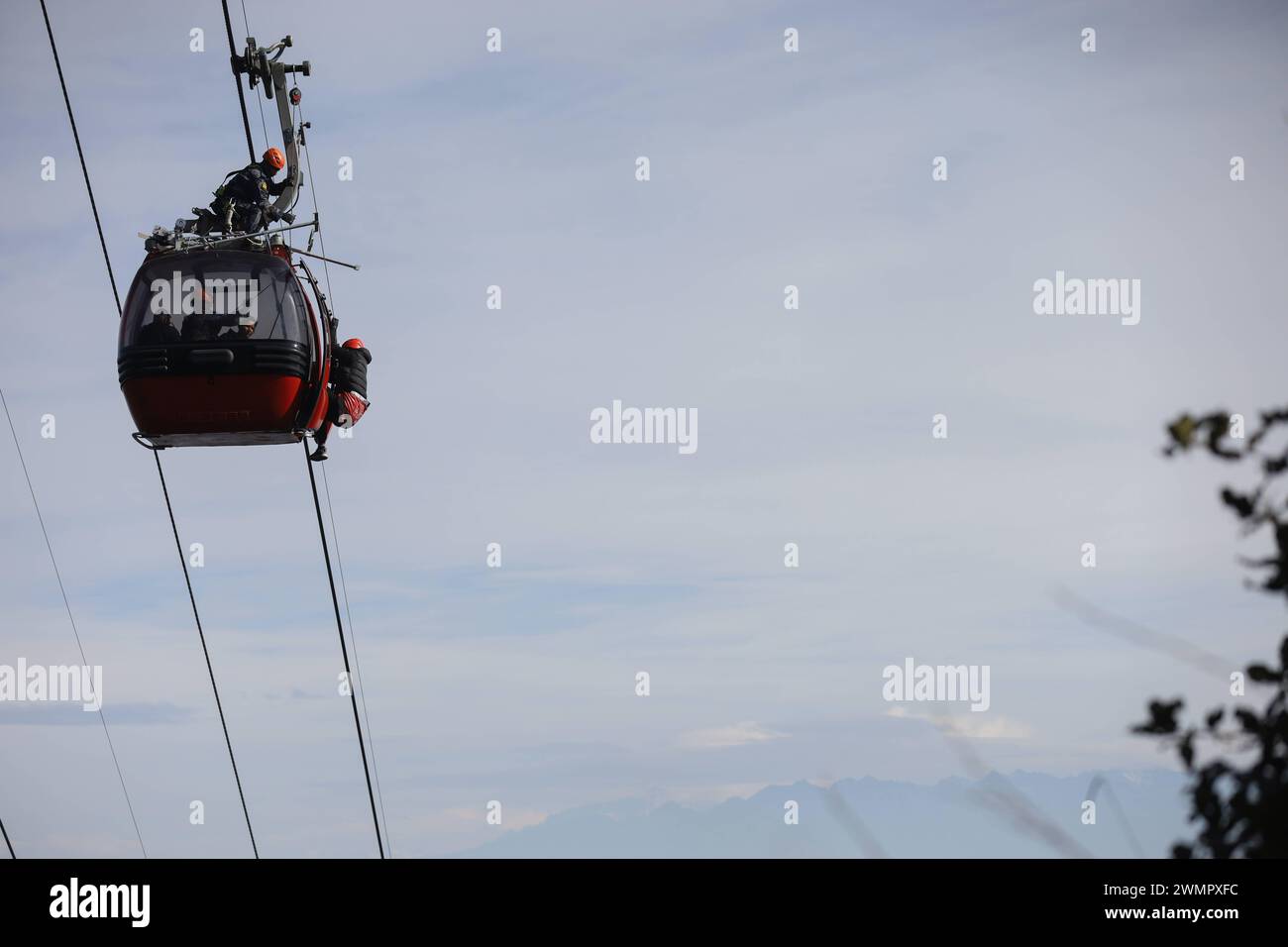 Rescue drill in Nepal Armed Police Force APF personnels drop a rescued ...