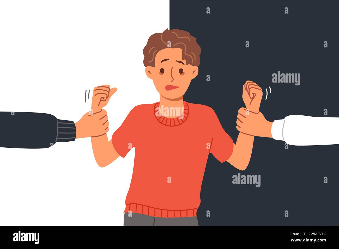 Boy suffers from divorce parents, who divide child during dissolution ...