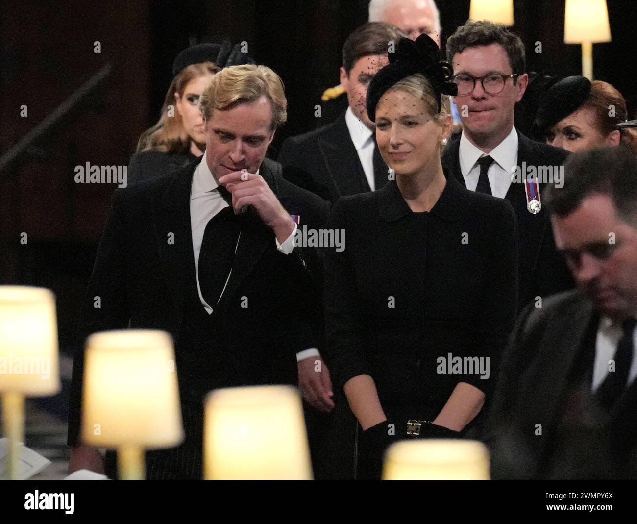 File photo dated 19/09/22 of Lady Gabriella Kingston and Thomas ...