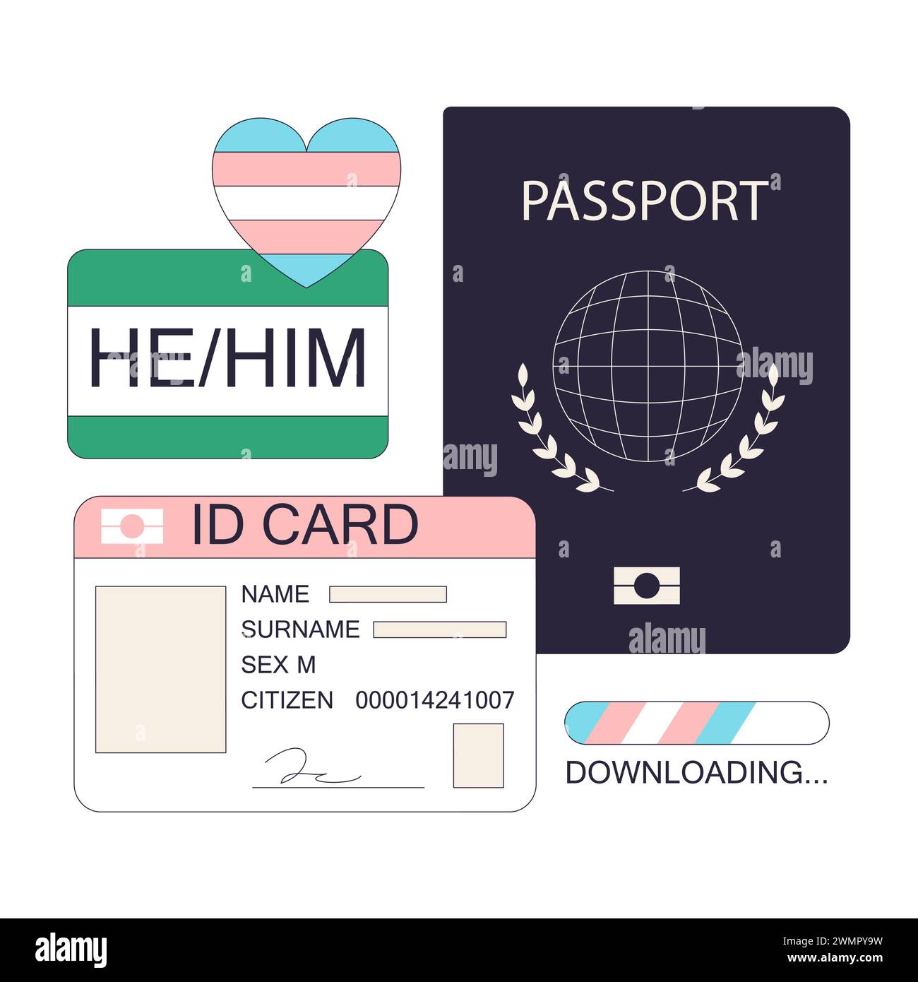 Gender transition. Gender identity affirmation. Empowerment of ...